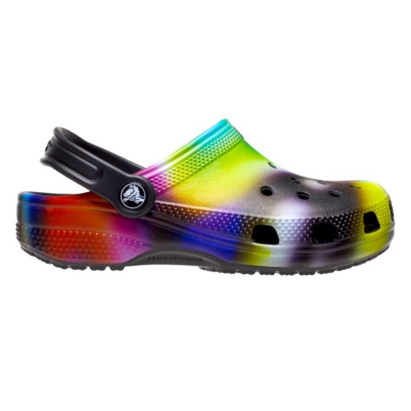 CROCS | Shoes | Crocs Kids Classic Solarized Clog Multicoloredblack ...